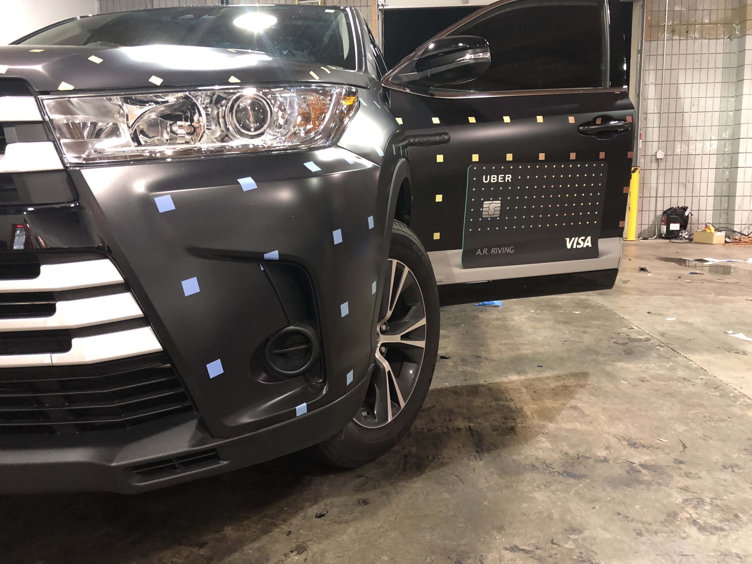 Fleet Wrap Promo for Uber Visa Card – Custom Vehicle Wraps