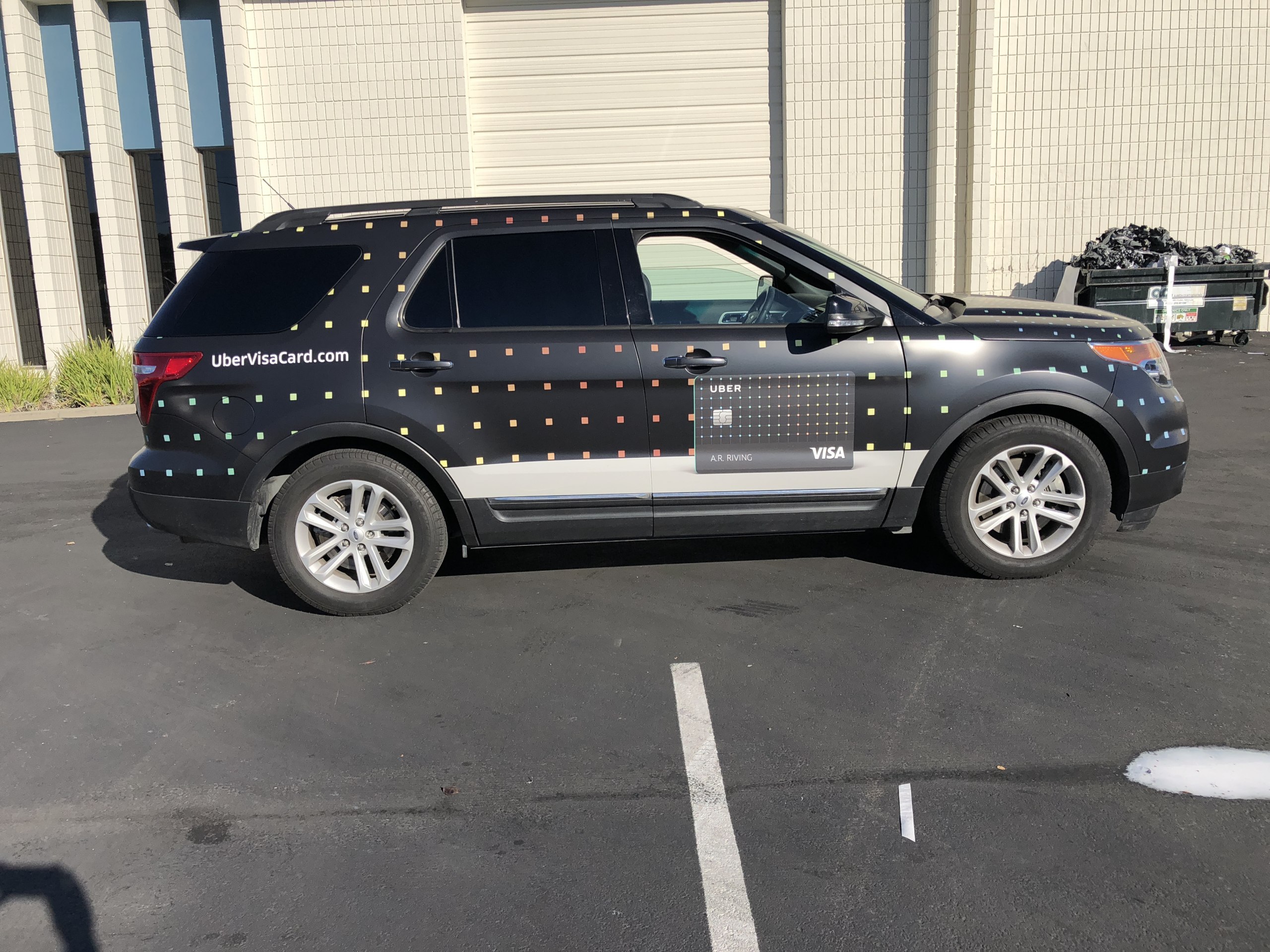 Fleet Wrap Promo for Uber Visa Card – Custom Vehicle Wraps