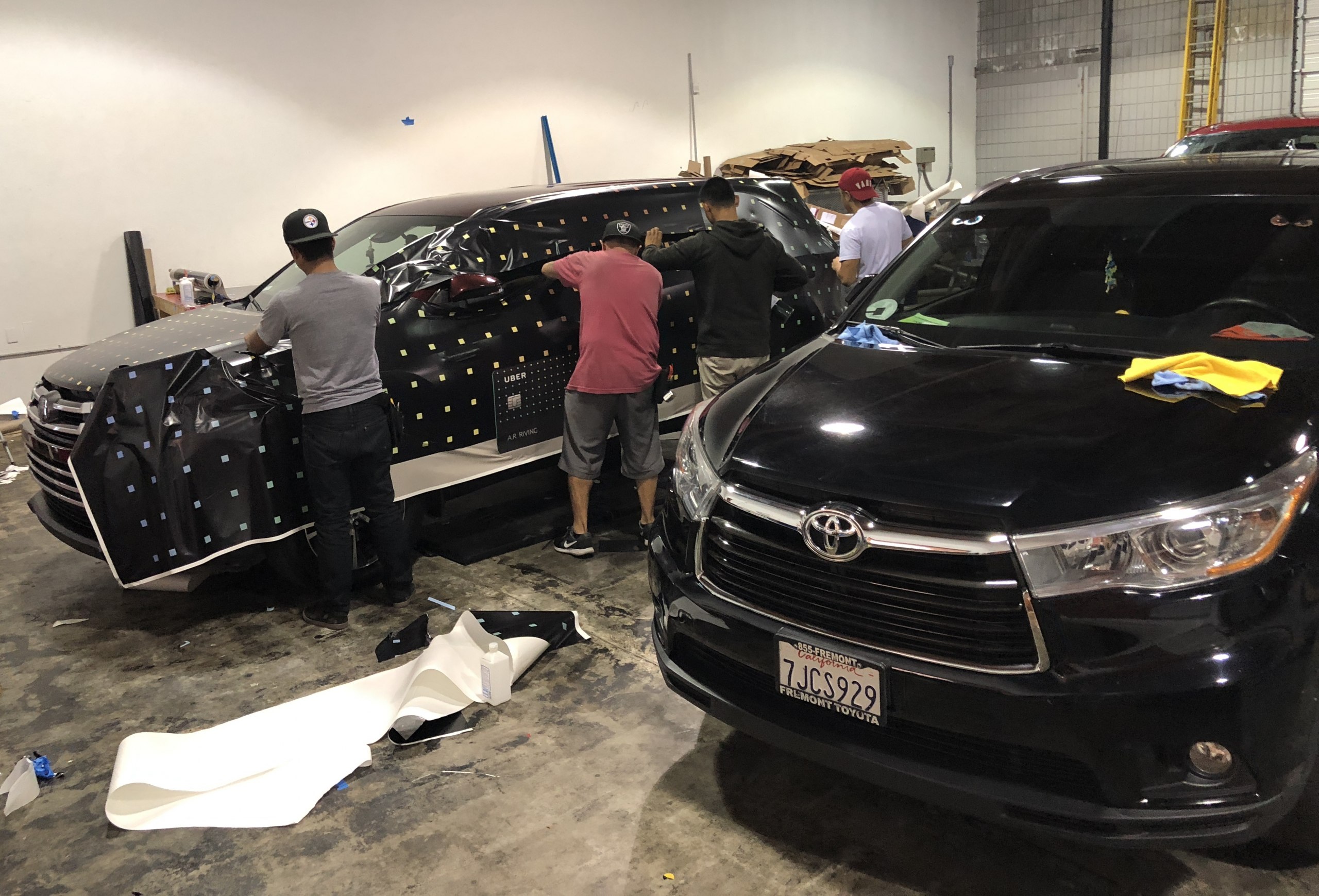 Fleet Wrap Promo for Uber Visa Card – Custom Vehicle Wraps