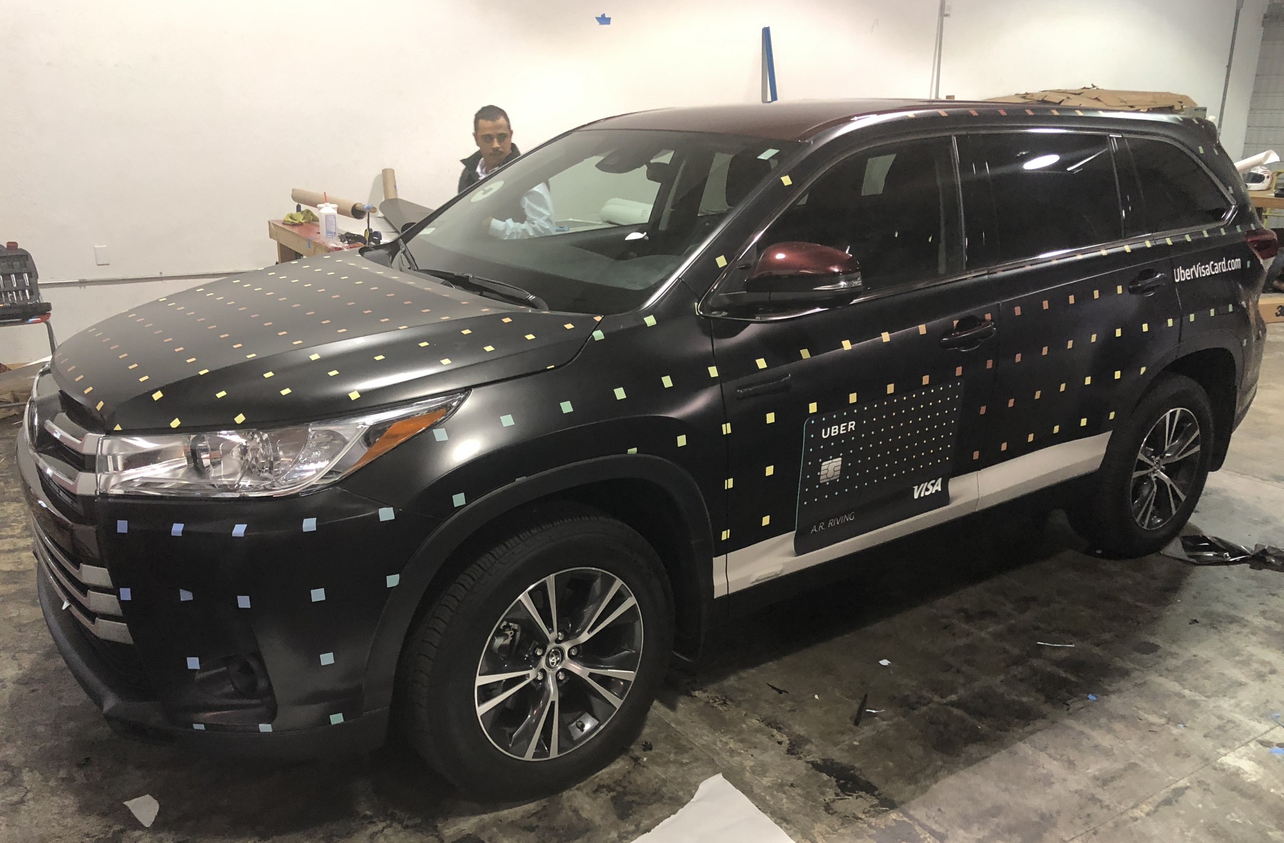 Fleet Wrap Promo for Uber Visa Card – Custom Vehicle Wraps