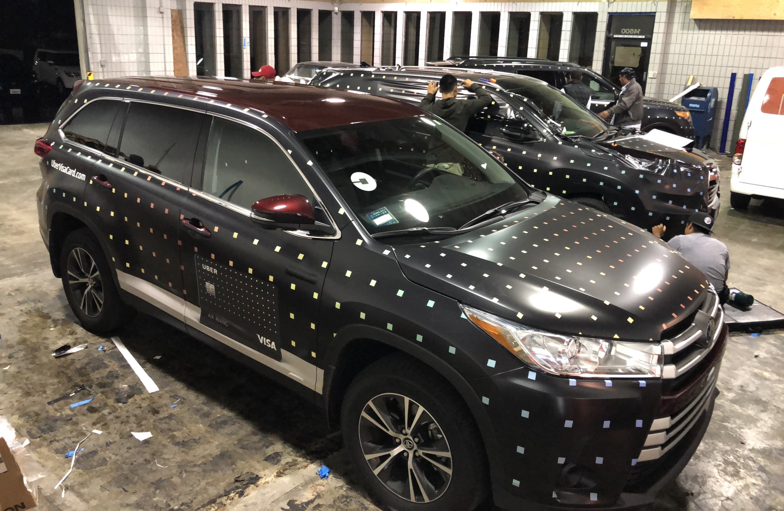Fleet Wrap Promo for Uber Visa Card – Custom Vehicle Wraps